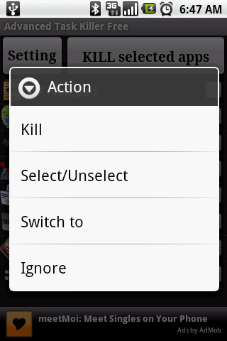 App Free: Advanced Task Killer cho Android
