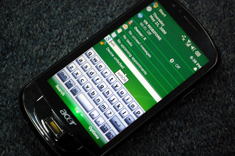 Ngắm PDA phone doanh nhân của Acer