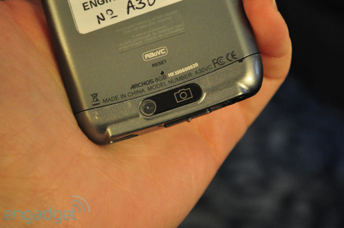 Archos Vision 3 được nâng cấp với camera VGA