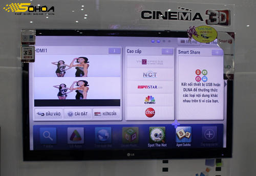 Đánh giá LG Cinema 3D LW6500 (phần 2)
