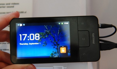 Máy nghe nhạc chạy Android 2.3 của Philips